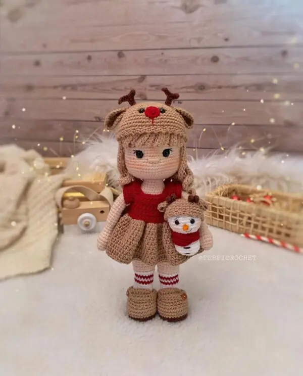 Lilly a Boneca Rena (Arquivo Digital) – Ferpi Crochet